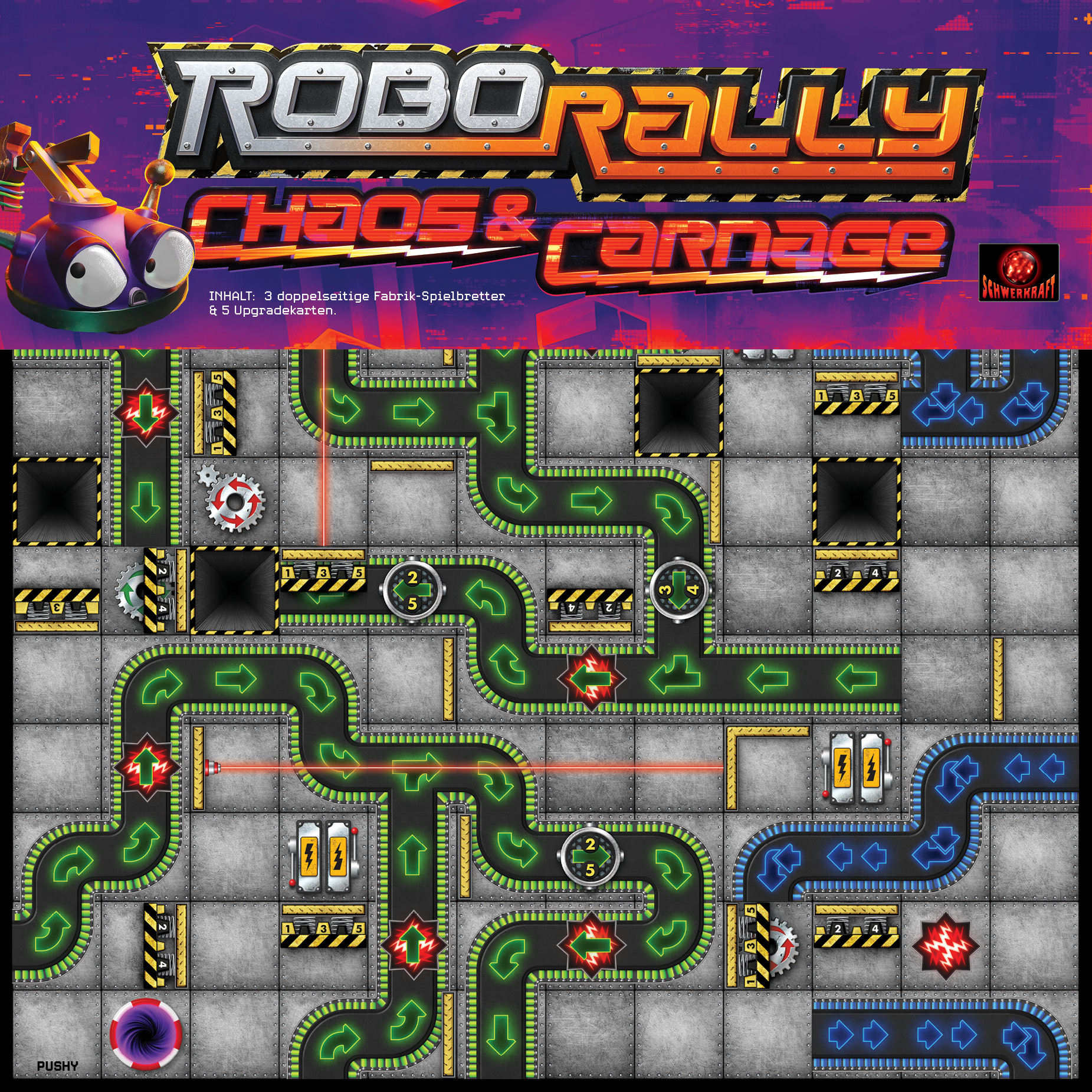 Robo Rally: Chaos & Carnage | Robo Rally | Schwerkraft | Schwerkraft-Verlag